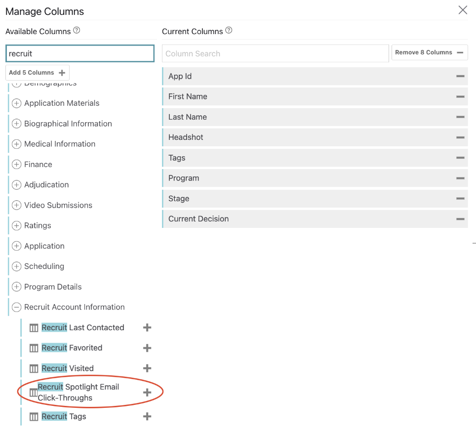GENERAL: Can I see which artists applied after receiving a Recruitment Network message or a ...
